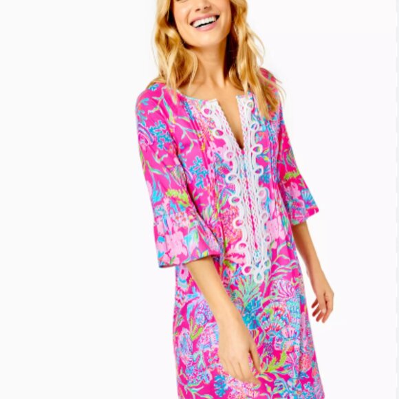 Lilly Pulitzer | Dresses | Lilly Pulitzer Krysta Tunic Dress Pink Isle ...